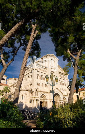 Cathedral, Monte Carlo, Principality of Monaco, view upwards into the ...