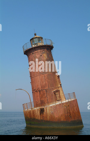 Sharps Island Lighthouse on the Chesapeake Bay Stock Photo - Alamy