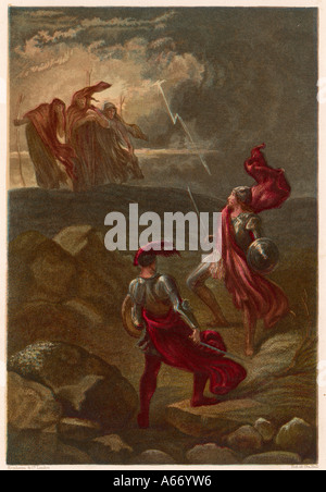 Macbeth Witches Heath Stock Photo - Alamy
