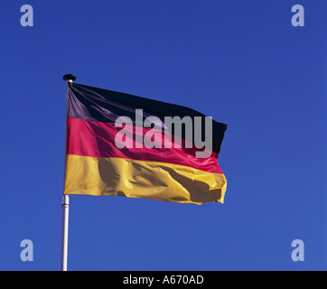German flag of Germany Stock Photo - Alamy