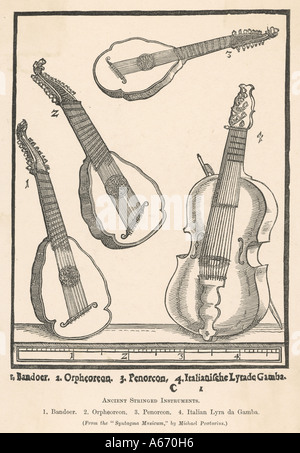 ANCIENT STRING INSTRUM Stock Photo - Alamy