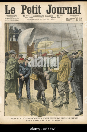 DR CRIPPEN ARRESTED/1910 Stock Photo - Alamy