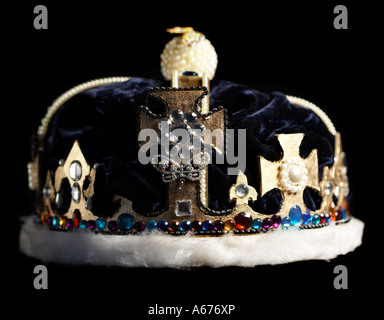 Fake Crown Royalty Concept Stock Photo - Alamy