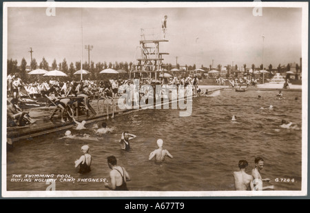 Billy Butlin at his Butlins Holiday Camp in Minehead holiday resorts in ...