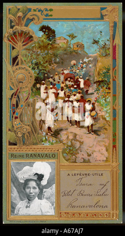 Ranavalona III, Queen of Madagascar Stock Photo - Alamy