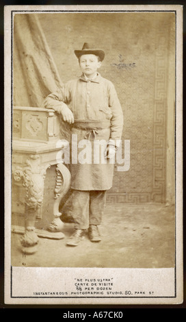 Working Class Boy 1860s Stock Photo - Alamy
