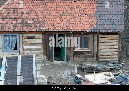 Poor village in Romania, Europe countryside. People life in Romania ...