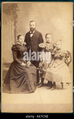 Family Photo 1897 Stock Photo - Alamy