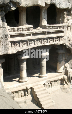 The wonder of Kailasa of Ellora caves, the rock-cut monolithic temple ...