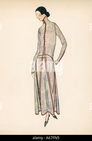 HIGH NECK DRESS 1922 Stock Photo - Alamy