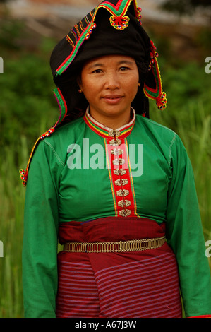 Tai dam woman. Muang Sing, Luang Nam Tha, Laos Stock Photo - Alamy