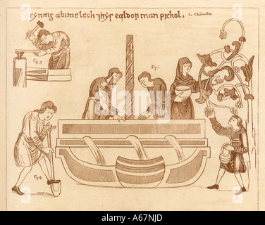 SAXON WINE PRESS Stock Photo - Alamy