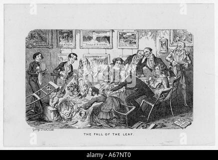 COLLAPSE OF DINING TABLE Stock Photo - Alamy