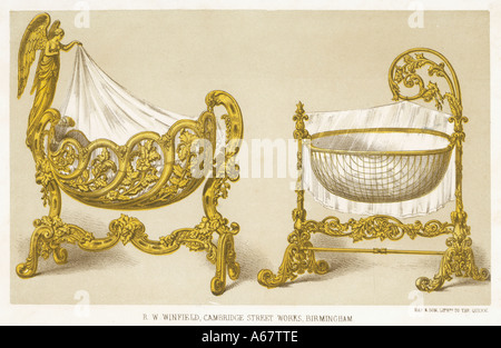 TWO METAL CRADLES Stock Photo - Alamy