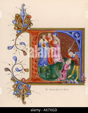 SAUL ANOINTED KING Stock Photo - Alamy