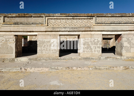 Mixtecan Grupo de las Columnas, Mitla, Lyobaa, Oaxaca Stock Photo - Alamy
