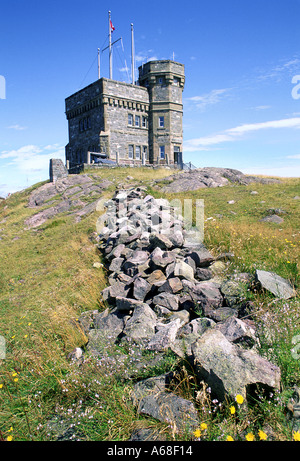 Cabot Tower on Signal Hill in St John's, Newfoundland. St. John's ...