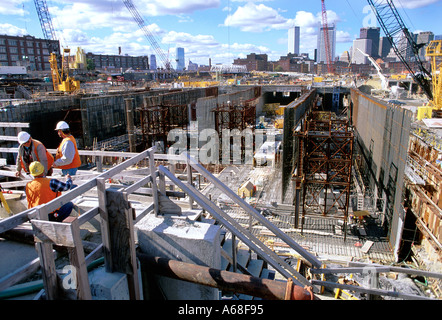 Tunnel construction on Boston's Big Dig highway project Stock Photo - Alamy