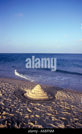 Sandcastle at Beach on Cape Cod National Seashore Massachusetts Stock ...