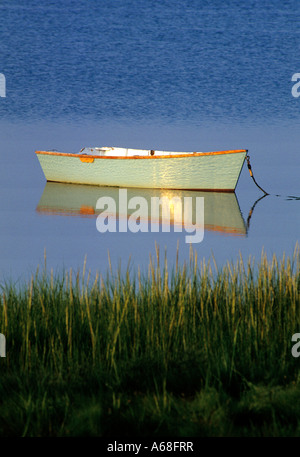 Still rowboat Cape Cod MA Stock Photo - Alamy