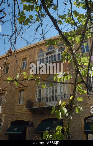 Old Lebanese House with Traditional Windows, Beirut, Lebanon, Middle ...