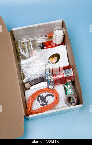 Typical drug dealer drugs and drug paraphernalia Stock Photo - Alamy