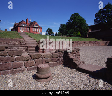The remains of the Roman amphitheatre at Chester Stock Photo - Alamy