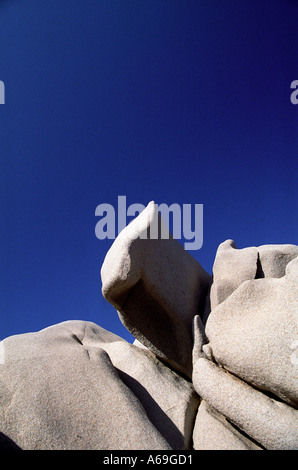 Wind Swept Granite Rock Formations North Coast Sardinia Stock Photo - Alamy