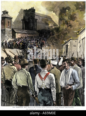 Homestead Strike, 1892 Stock Photo - Alamy
