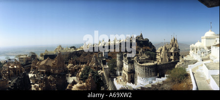 PALITANA JAIN TEMPLE COMPLEX VIEW OF JAIN TEMPLES ON SHATRUNJAY ...