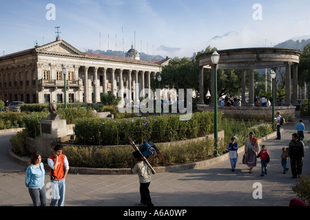 Central Plaza and Municipal Building, Quetzaltenango aka Xela ...