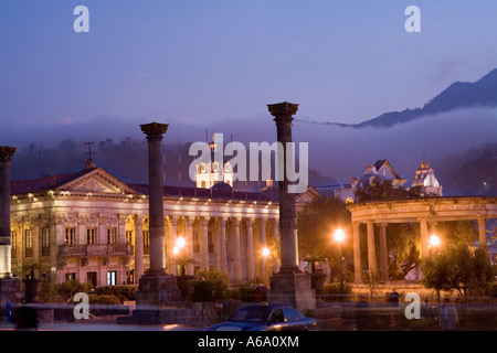 Central Plaza and Municipal Building, Quetzaltenango aka Xela ...