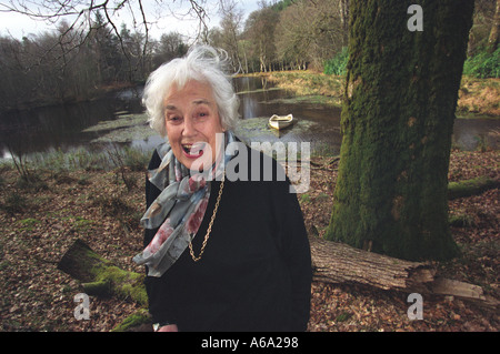 Lady Veronica Maclean widow of Sir Fitzroy Maclean at home in Argyll ...