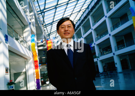 Yang Yuanqing, Chairman of Lenovo, poses at Lenovo headquarters in ...