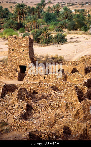 Mauritania, Ouadane, ruins of old town Stock Photo - Alamy