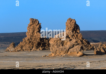 Lac Abbe (Abbe Lake), Djibouti, Africa Stock Photo - Alamy