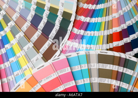 Pantone printing industry standard colour charts dsca 2153 Stock Photo ...
