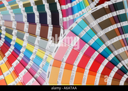 Pantone printing industry standard colour charts dsca 2149 Stock Photo ...