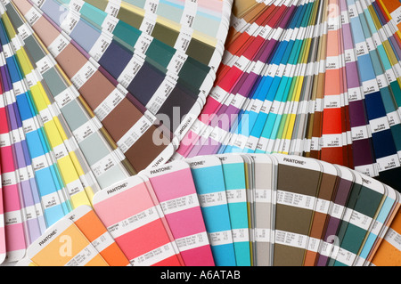 Pantone printing industry standard colour charts dsca 2153 Stock Photo ...