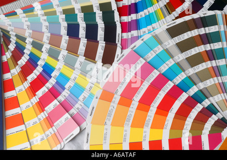 Pantone printing industry standard colour charts dsca 2149 Stock Photo ...