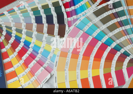 Pantone printing industry standard colour charts dsca 2153 Stock Photo ...