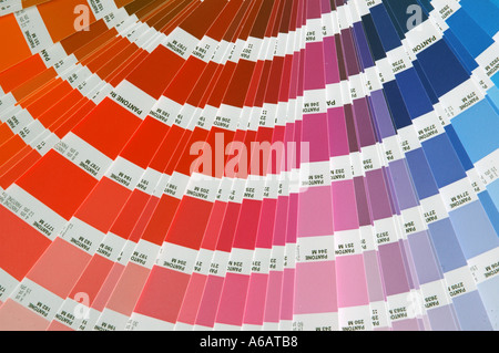 Pantone printing industry standard colour charts dsca 2153 Stock Photo ...