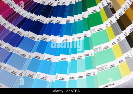 Pantone printing industry standard colour charts dsca 2153 Stock Photo ...