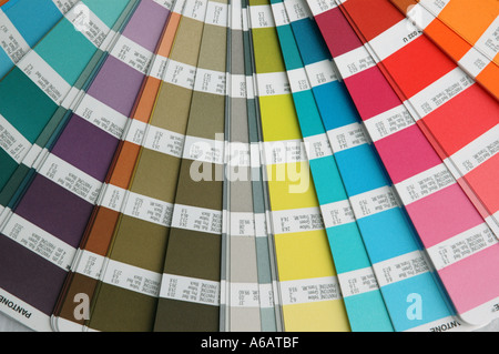 Pantone printing industry standard colour charts dsca 2153 Stock Photo ...