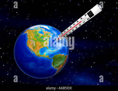The Earth Has a Fever Stock Photo - Alamy