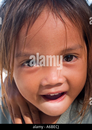 Cute Filipina Girl Smiling Stock Photo - Alamy