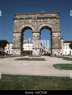 The Arch of Germanicus an ancient 1st century Roman stone arch in ...