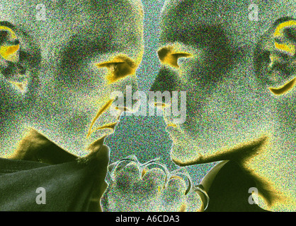 aggression competition confrontation emotion MODEL RELEASED Stock Photo ...