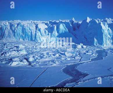 Pituffik Glacier Thule Greenland Stock Photo - Alamy