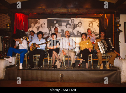 Traditional Greek band in nightclub, Athens, Greece Stock Photo - Alamy